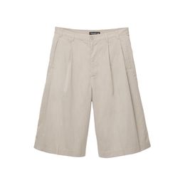 Pull&Bear Pull&bear Shorts Herren Gr&ouml;&szlig;e 38 hellbeige / wei&szlig;