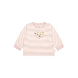 Steiff Collection Sweatshirt Gr&ouml;&szlig;e 80 hellbeige / pastellpink / offwhite