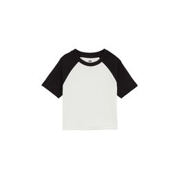 WE Fashion T-Shirt M&auml;dchen Gr&ouml;&szlig;e 134/140 schwarz / wei&szlig;