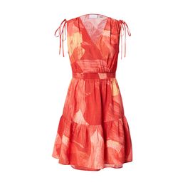 Vila Kleid Damen Gr&ouml;&szlig;e 42 zitrone / apricot / hellrot Winterkleid