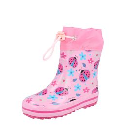 Beck Gummistiefel 'Gl&uuml;cksk&auml;fer' M&auml;dchen Gr&ouml;&szlig;e 26 blau / himmelblau / pink / rosa / schwarz