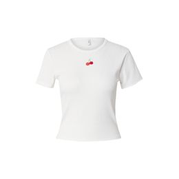 Only T-Shirt 'ONLDaniella' Damen Gr&ouml;&szlig;e L rot / wei&szlig;