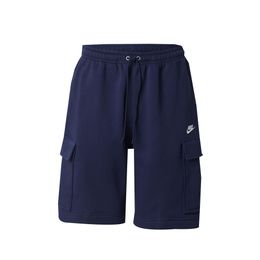Nike Sportswear Cargo Pants 'CLUB' male size 31/32 marine blue / White