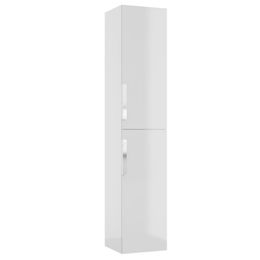 Neuesbad Serie 40 Hochschrank mit 2 Türen, B:300,H:1500,T:300mm, Korpus/Front: weiss hochglanz lacki NB1DF001-C-030051