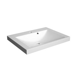 Neuesbad Mineralguss-Waschbecken ZEEN 60 cm, weiss gl&auml;nzend NB1DF15521