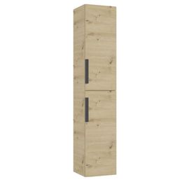 Neuesbad Serie 40 Hochschrank mit 2 Türen, B:300,H:1500,T:300mm, Korpus/Front: Artisan Eiche Holzdek NB1DF001-C-030061