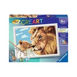Ravensburger CreArt - L&ouml;we mit Baby, Malen