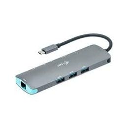 i-tec Nano-Dockingstation grau, HDMI, USB-C, USB, RJ-45