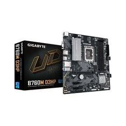 Gigabyte B760M D3HP, Mainboard schwarz/grau