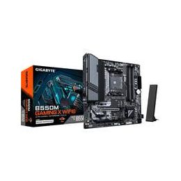 Gigabyte B550M GAMING X WIFI6, Mainboard schwarz/grau