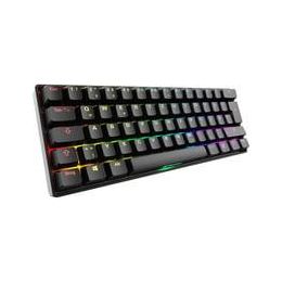 Sharkoon SKILLER SGK50 S4 Gen2, Gaming-Tastatur schwarz, DE-Layout, Gateron Yellow