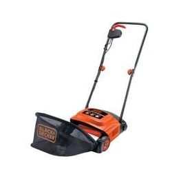 Black & Decker Elektro-Rasenl&uuml;fter GD300, Vertikutierer orange/schwarz, 600 Watt