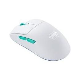 Cherry XTRFY M68 Wireless, Gaming-Maus wei&szlig;/t&uuml;rkis