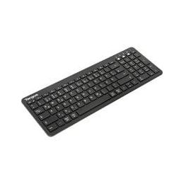Targus Anti Microbial Bluetooth Keyboard, Tastatur schwarz, DE-Layout