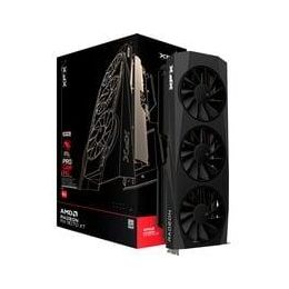Xfx Radeon RX 9070 XT Quicksilver, Grafikkarte schwarz, RDNA4, GDDR6, 3x DisplayPort, 1x HDMI 2.1