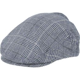 Brixton Hooligan Lightweight Flat Cap M&uuml;tze blau 11023-BLOWH BLUE/OFF WHITE HOUNDSTOOTH