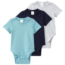 Topomini 3 Baby Bodys in verschiedenen Farben
