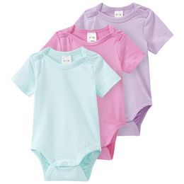 Topomini 3 Baby Bodys in verschiedenen Farben