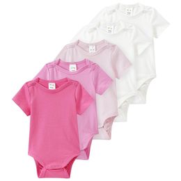 Topomini 5 Baby Bodys in verschiedenen Farben