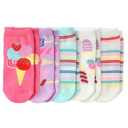 Topolino 5 Paar Mädchen Sneaker-Socken im Set
