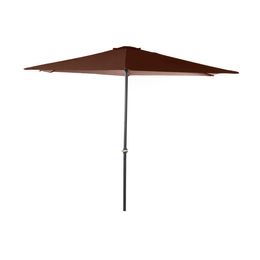 Solskærm DKD Home Decor Braun Stahl (270 x 270 x 250 cm)
