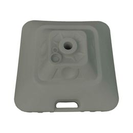 Marbueno Base Sonnenschirm Quadrat Kunststoff 45x45x27 cm 30L Weiß Garten 10498