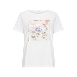 Cream Shirt 'Tria' female size XL Sky blue / Green / Pastel red / White