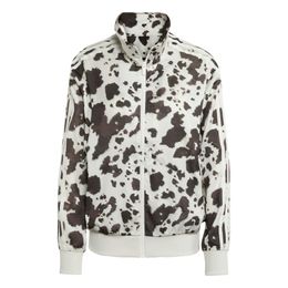 adidas originals Jacke ' Satin Track' Damen Gr&ouml;&szlig;e M/L anthrazit / stone / wei&szlig; Sommerjacke