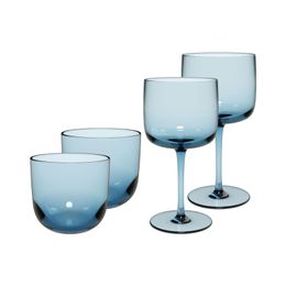 like. by Villeroy & Boch Wein- und Wassergl&auml;ser Like Glass 4er Set