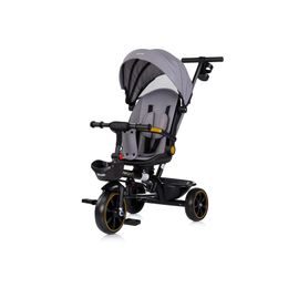 Chipolino Tricycle Max Sport 2 in 1, Dreirad, Becherhalter, Sitz umkehrbar, Korb grau