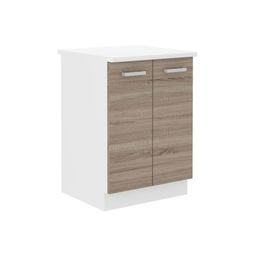 K&uuml;chen-Preisbombe K&uuml;chen Unterschrank 60 cm f&uuml;r das Modell &bdquo;Dave 240 Eiche Sonoma Tr&uuml;ffel&ldquo;