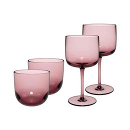 like. by Villeroy & Boch Wein- und Wassergl&auml;ser Like Glass 4er Set