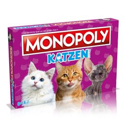 Winning Moves Monopoly - Katzen Brettspiel Gesellschaftsspiel Spiel Tiere