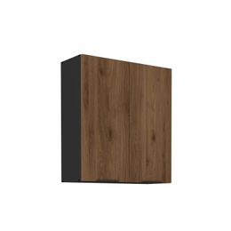 K&uuml;chen-Preisbombe K&uuml;chen H&auml;ngeschrank 80 cm MONZA Okapi Nu&szlig;baum K&uuml;che K&uuml;chenzeile 90 cm hoch