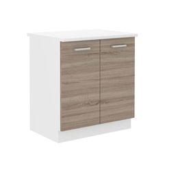 K&uuml;chen-Preisbombe K&uuml;chen Unterschrank 80 cm f&uuml;r das Modell &bdquo;Dave 240 Eiche Sonoma Tr&uuml;ffel&ldquo;