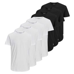 Jack & Jones JJENOA TEE CREW NECK 7PK Herren T-Shirt