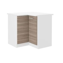 K&uuml;chen-Preisbombe K&uuml;chen Eckunterschrank 89x89 cm f&uuml;r das Modell &bdquo;Dave 240 Eiche Sonoma Tr&uuml;ffel&ldquo;