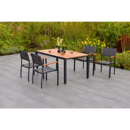 Merxx Paxos Set 5tlg. Tisch 150x90 cm