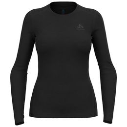 Odlo Merino 200 BL Top Crew Neck L/S Bekleidung Damen schwarz M