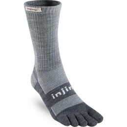 injinji Outdoor Midweight Crew N&uuml;wool Bekleidung Unisex grau