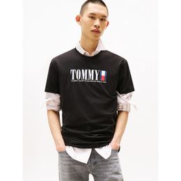 Tommy Jeans T-Shirt »TJM REG TOMMY DNA FLAG TEE EXT« Black XXL XXL Rundhalsshirt von Tommy Jeans Men