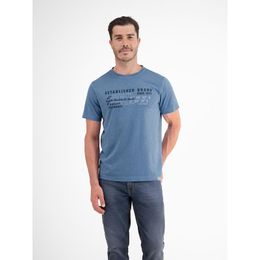 Lerros T-Shirt »Baumwoll-T-Shirt für Herren« CRISPY BLUE M M Moderne, normale Passform