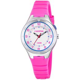 Calypso Watches Quarzuhr »Junior Collection« Armbanduhr, Kinderuhr, bis 10 bar wasserdicht, ideal als Geschenk pink Coole Kinderarmbanduhr für...