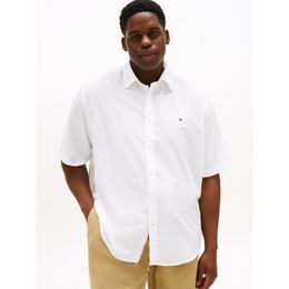 Tommy Hilfiger Big & Tall TOMMY HILFIGER BIG & TALL Kurzarmhemd »BT-FLEX POPLIN SOLID S/S SHIRT-B« Große Größen Optic White 5XL - N-Gr N-Gr 5XL Kurzarmhemd von Tommy...