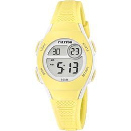 Calypso Watches Chronograph »Junior Collection« Quarzuhr, Kinderuhr, Datum, digital, Stoppfunktion, ideal als Geschenk gelb 0 Strahlender...