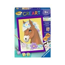 Ravensburger CreArt - Pferd mit Blumen, Malen