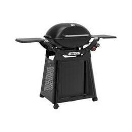 Weber Gasgrill Q 3200N+ mit Premium-Rollwagen schwarz, 6,44 kW, mit Seitentischen