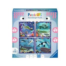 Ravensburger Puzzle UP! - Meerestiere 64, 72, 81 und 90 Teile