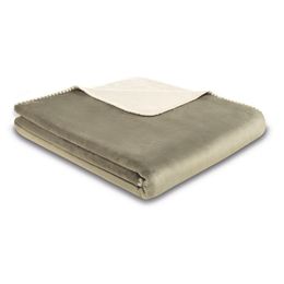 Biederlack Wohndecke »Soft&Cosy« mit verspieltem Muschelsaum leaf Obermaterial: 100% Polyester B/L: 150 cm x 200 cm