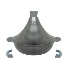 Aluguss Tajine Tagine &Oslash;32cm Induktion Silikongriffe Gartopf